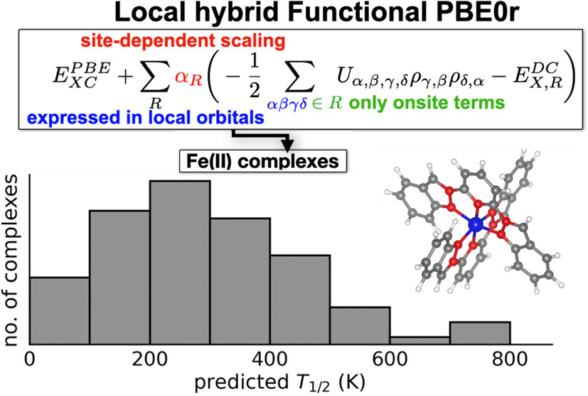 Improving Predictions of Spin-Crossover Complex Properties through DFT Calculations with a Local ...