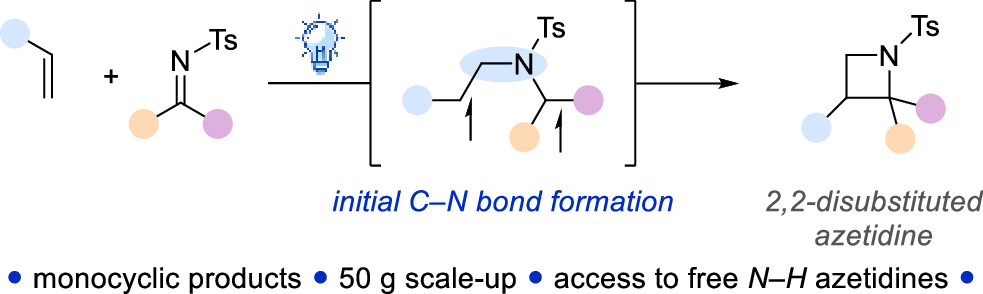 Monocyclic Azetidines via a Visible-Light-Mediated Aza Paternò-Büchi ...