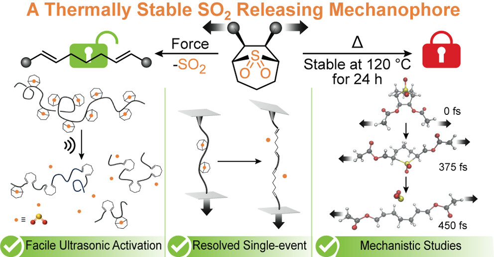 A Thermally Stable SO₂ Releasing Mechanophore: Facile Activation ...